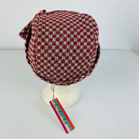 Hi Dee Ho | Accessories | New Girls 46x Cadet Hat Red Silver Tweed Nwt ...